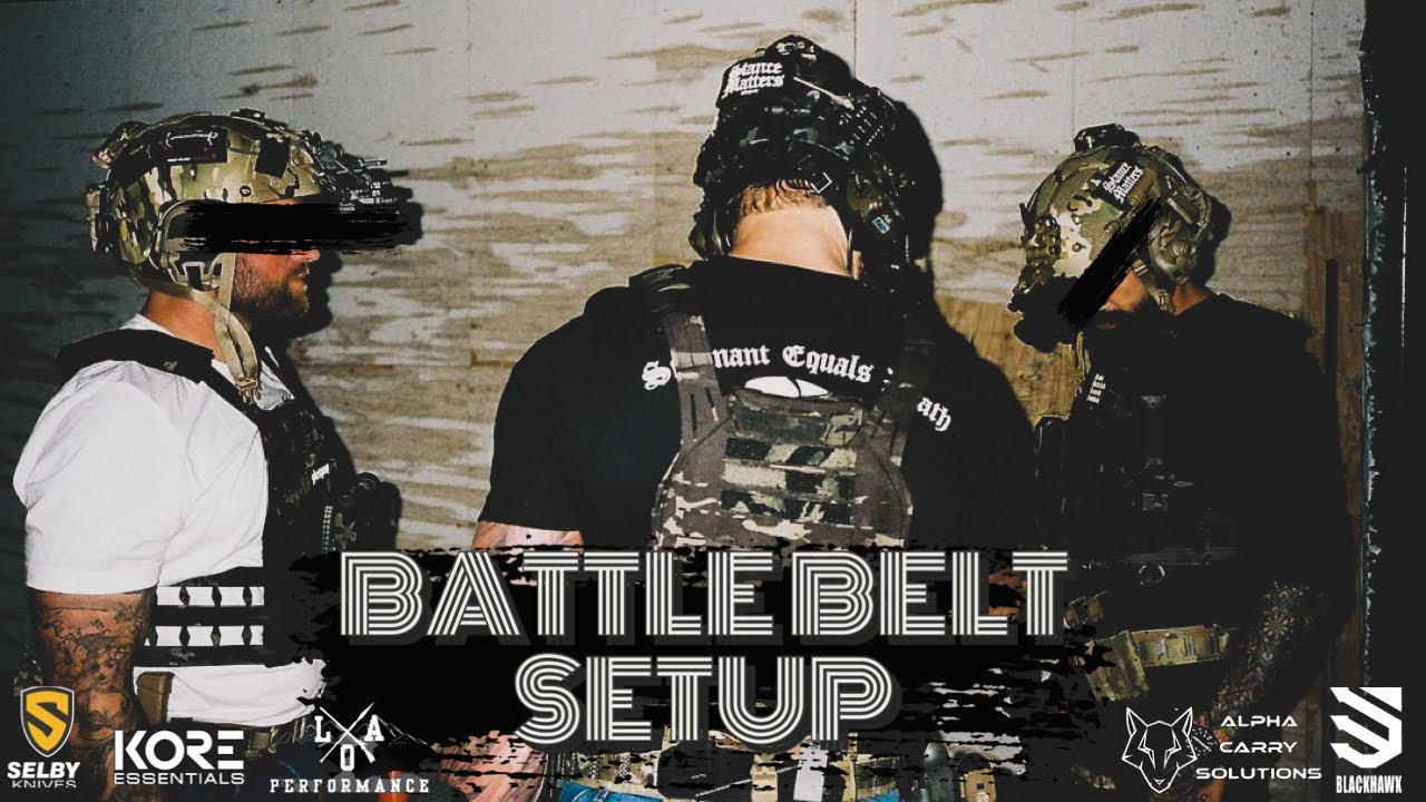 Battle Belt Breakdown | Minimalist Battle Belt | Glock | Selby Knives ...