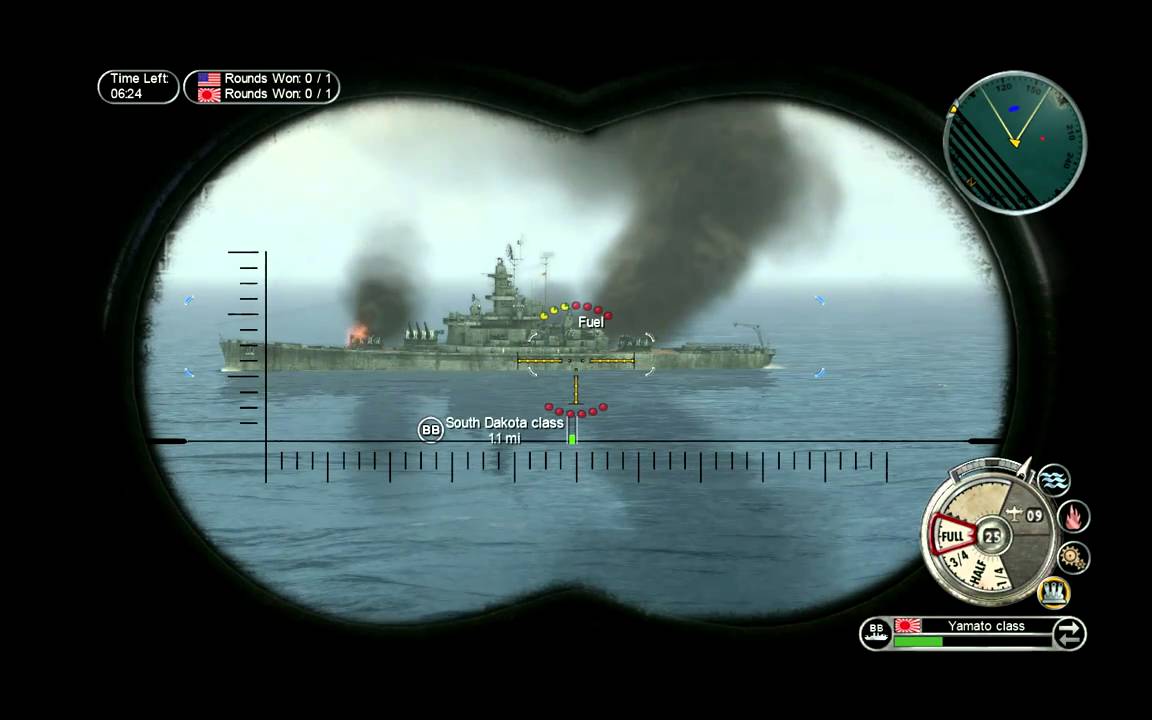 Battlestations Pacific Yamato class v.s two US BB SHIP part2 - YouTube