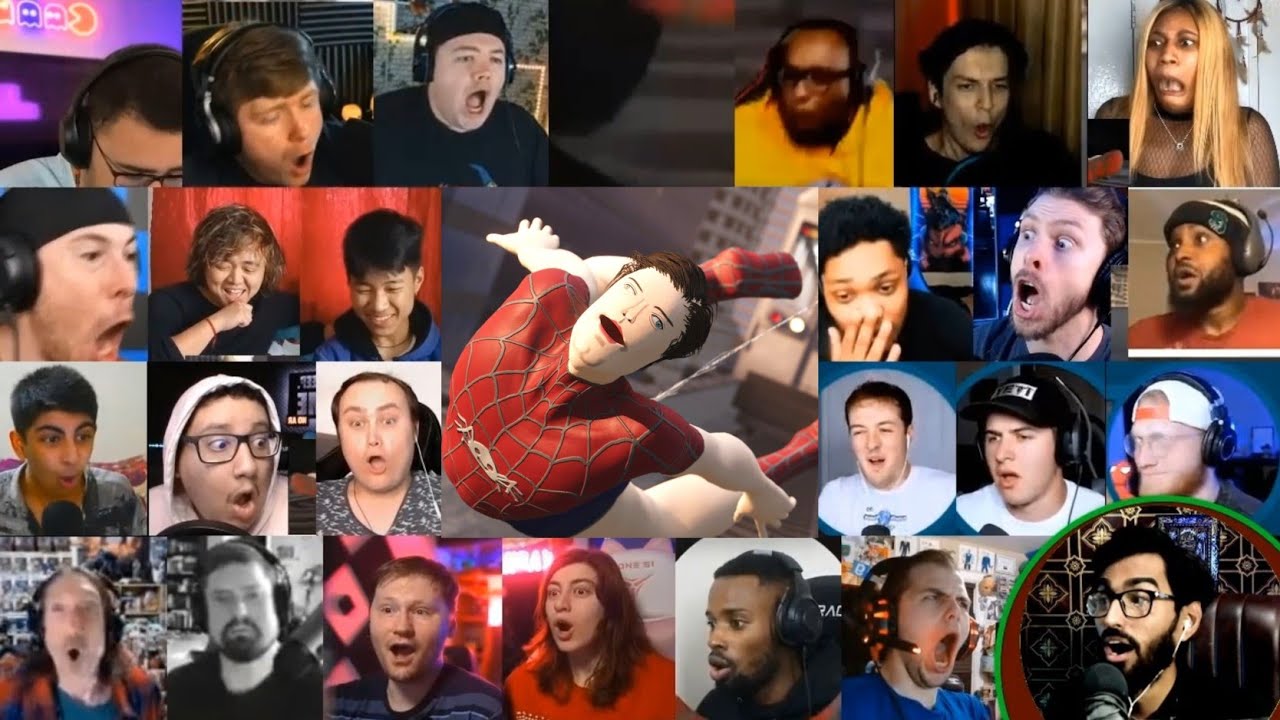 Spider-Man Stops A Train Reaction Mashup | Kotte Animations - YouTube