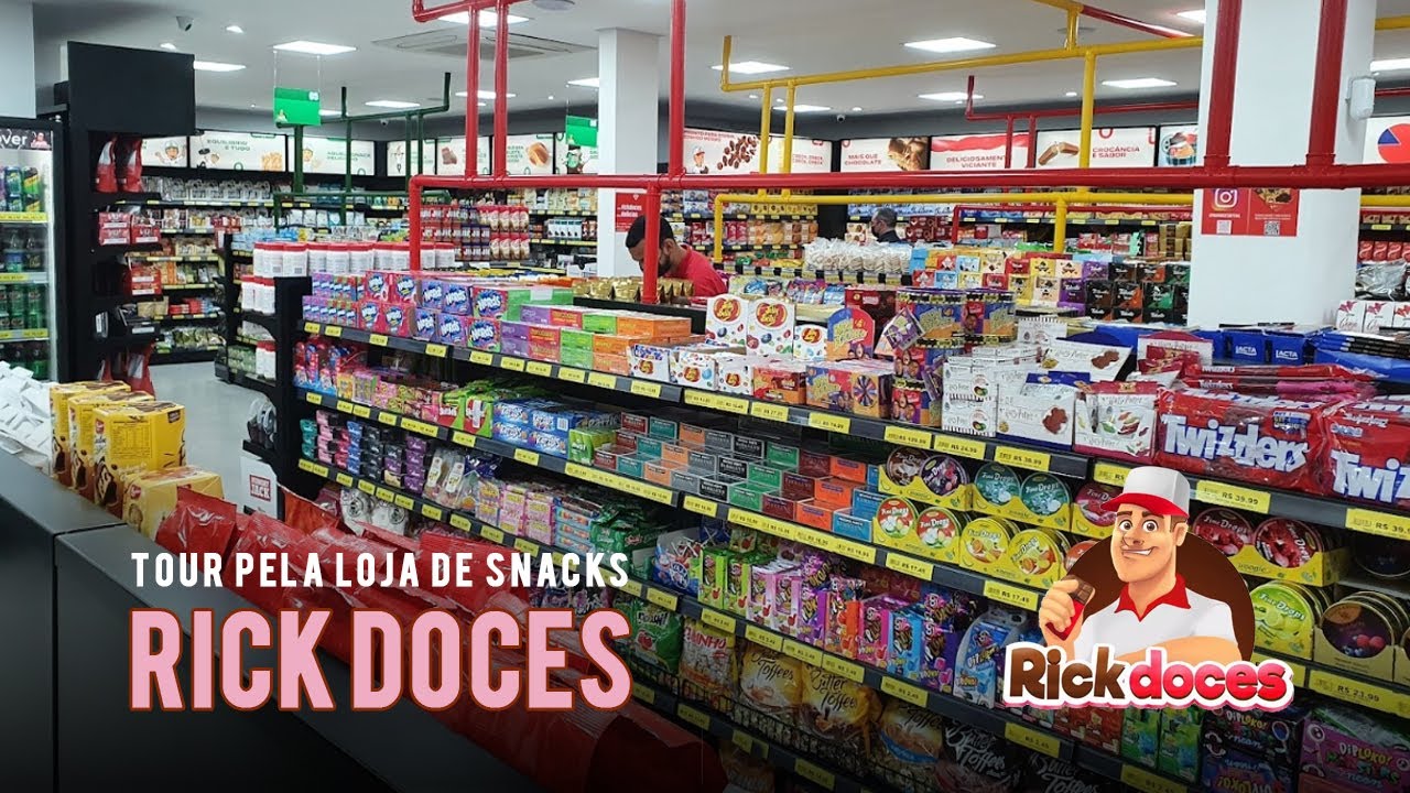 TOUR PELA MAIOR LOJA DE SNACKS DE SÃO PAULO | RICK DOCES - YouTube