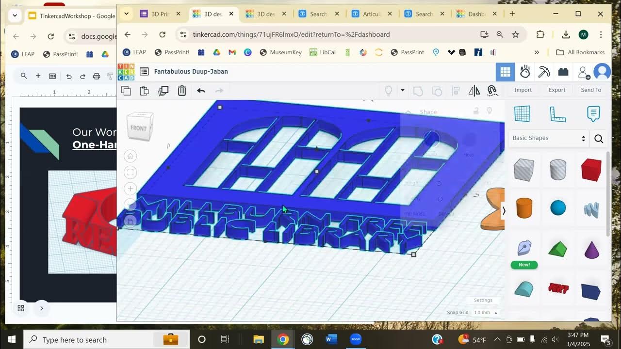 Tinkercad: 3D Design Basics - YouTube