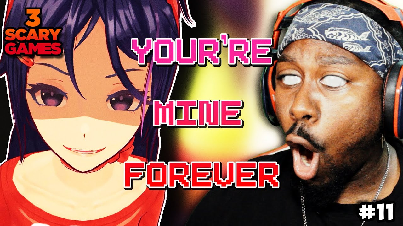 Psycho Yandere won’t let me go home! (MiSide Full Demo Ending) | 3 Scary Games #11 - YouTube