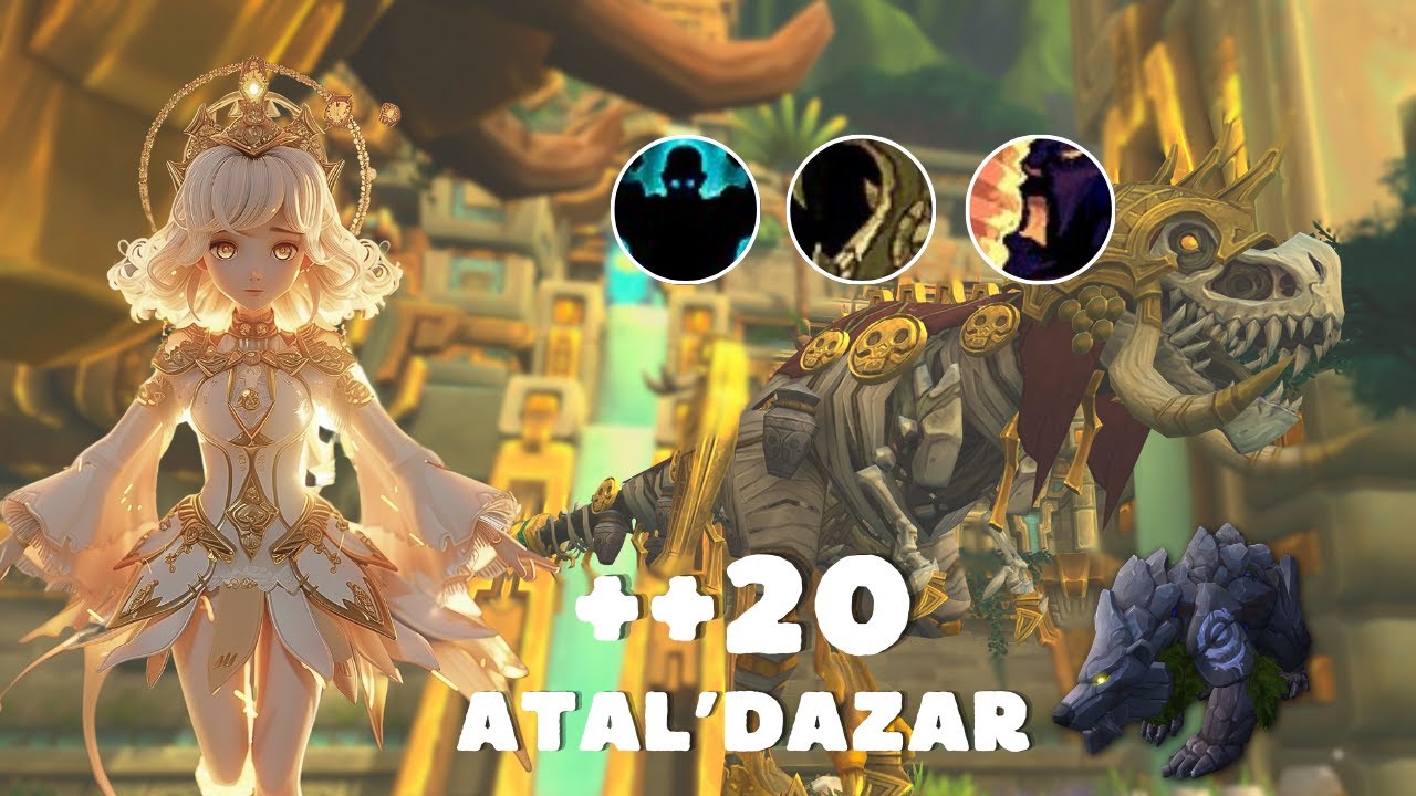 ++20 Atal'Dazar - Holy Priest/Guardian Druid - Fort/Ent/Bolstering ...