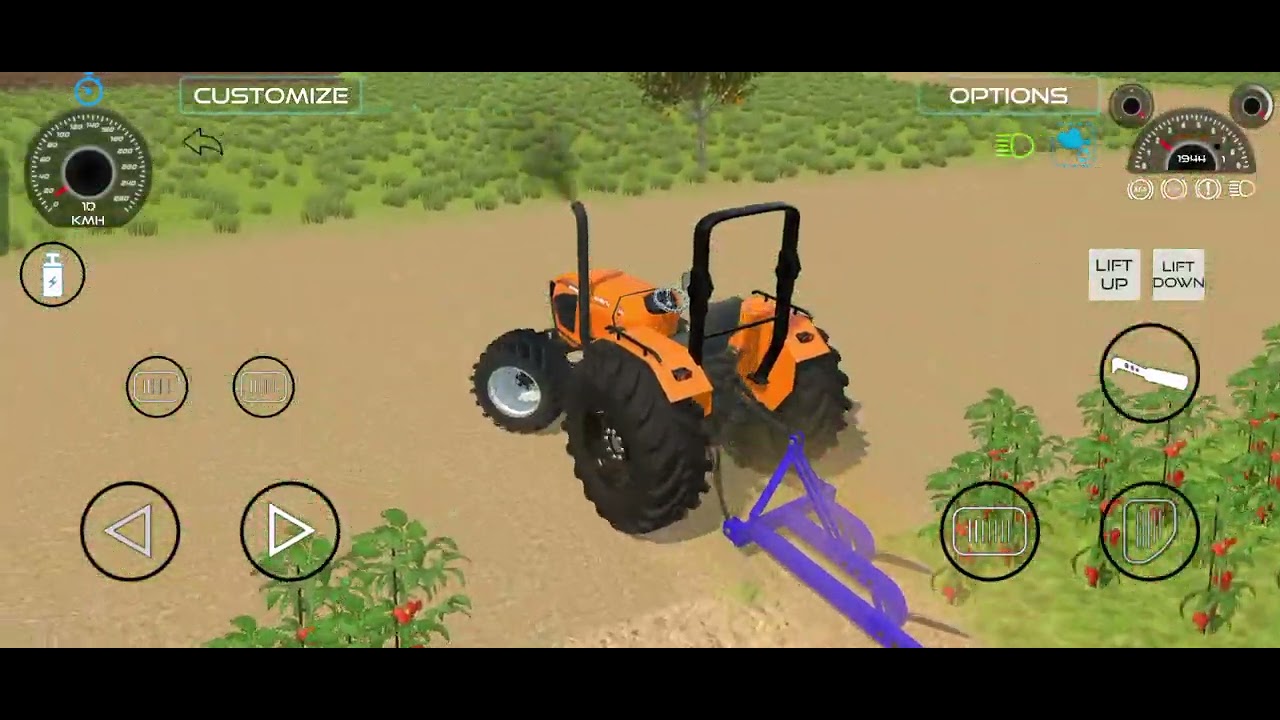 KUBOTA MU 5502 WITH PLAW 3 MB INDIAN TRACTOR 3D GAME PLAY SIMULATOR ...