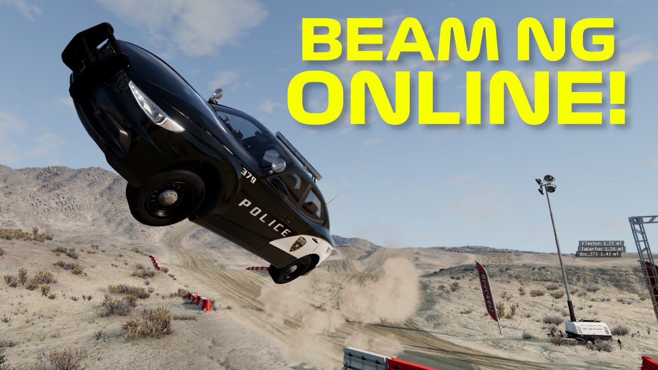 My first ever BeamNG Drive Online experience! | BeamMP | Cleaning up ...