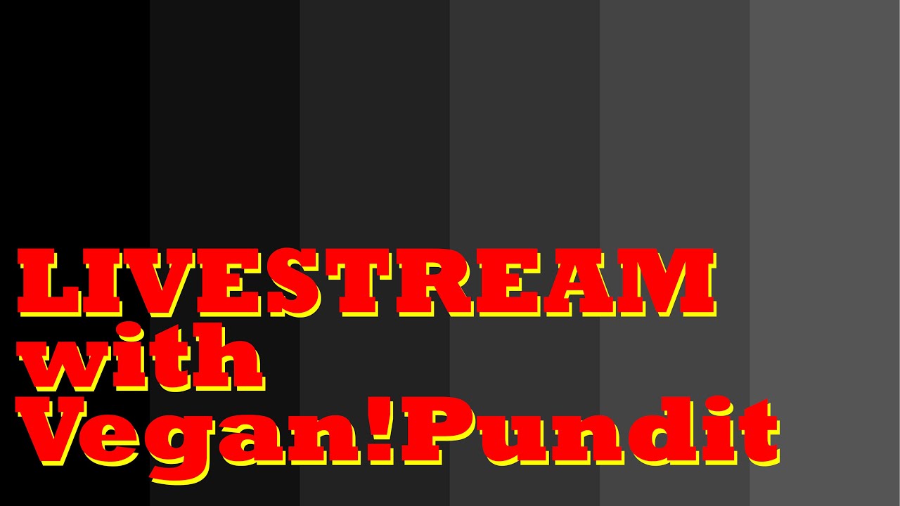 Live Talk with Vegan!Pundit - YouTube