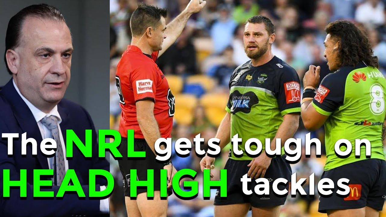 The NRL (National Rugby League) cracks down on head high tackles | Sin ...