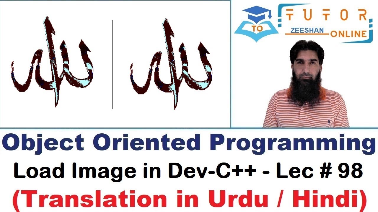 How To Display Bitmap Image In Dev C Graphics Oop C Lecture 98 Youtube