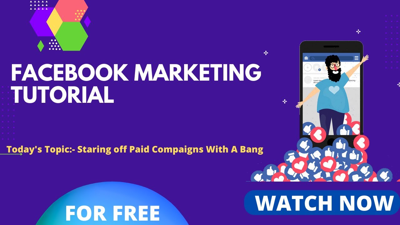 Facebook Marketing Tutorial| Step By Step Full Guide For English| FREE ...