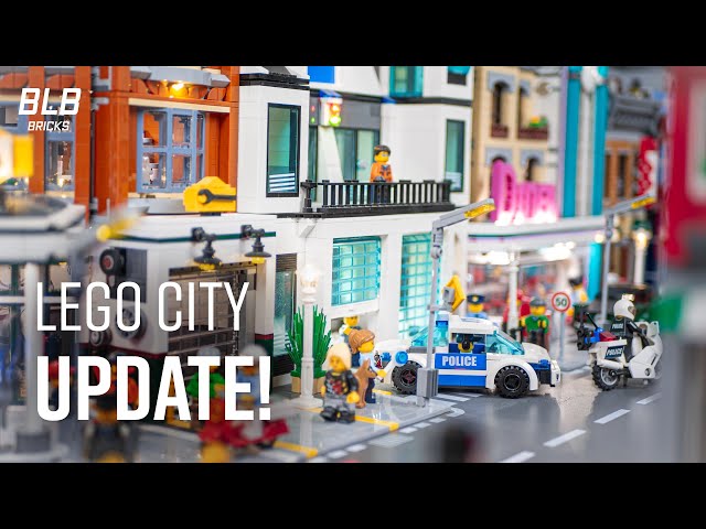 Lego City Background Buildings "The Painted City" Custom LEGO Creation