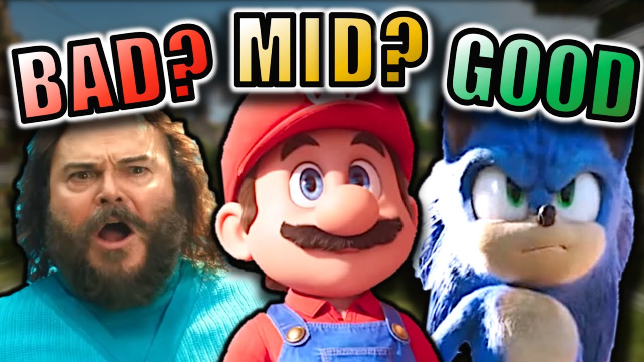 The GOOD and The BAD Video Game Adaptation Movies - YouTube