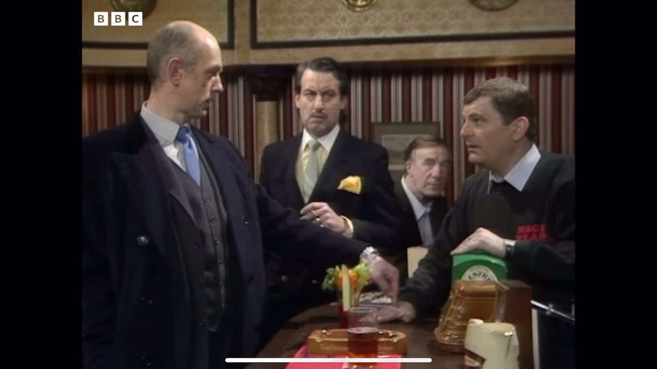 Famous scene in Only Fools & Horses - Boycie, Danny & Tony Driscoll and ...