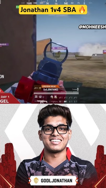 TEAM GODLIKE VS SBA ESPORTS😍GodL JONATHAN 1v3 CLUTCH🥵ON TOURNAMENT😱#godlike #sba #jonathan #bgmi ...