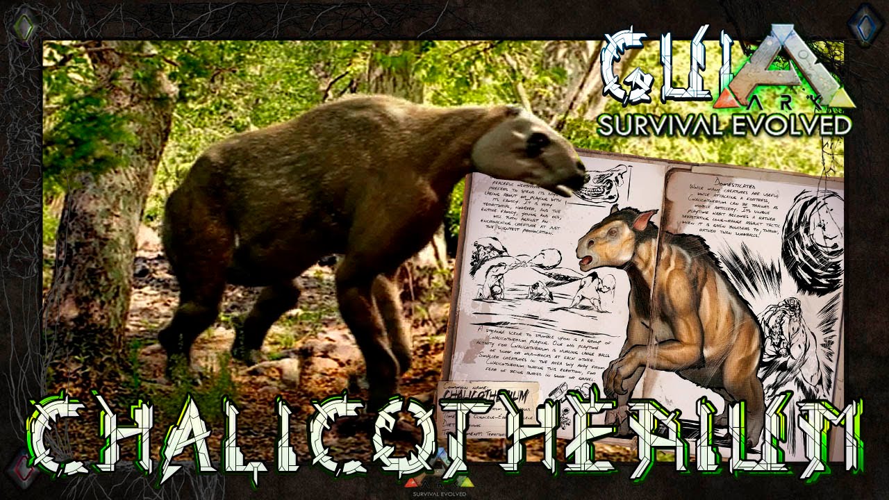 ARK Survival Evolved | Dossier CHALICOTHERIUM - YouTube