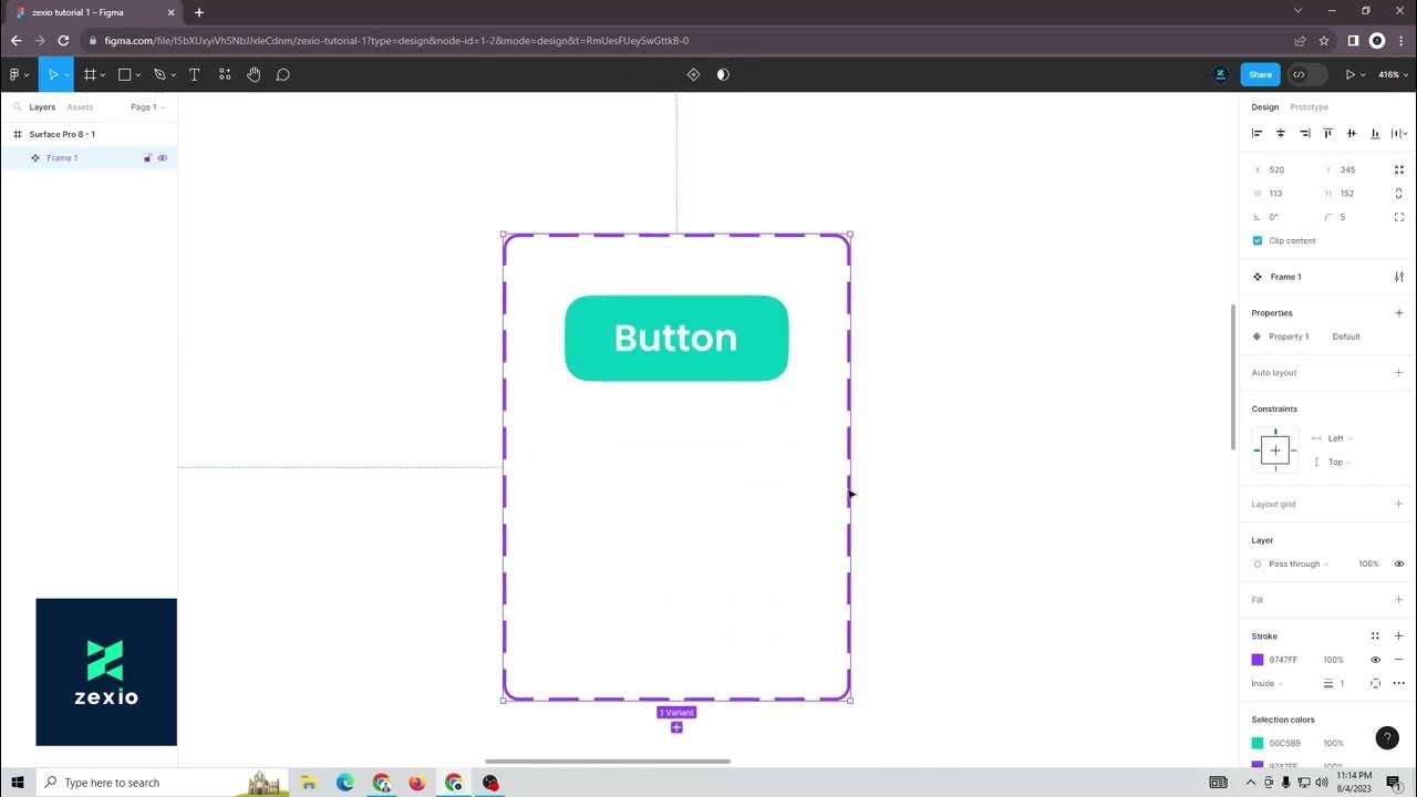 Figma Button Tutorial: Add Interactive Hover Effects - YouTube