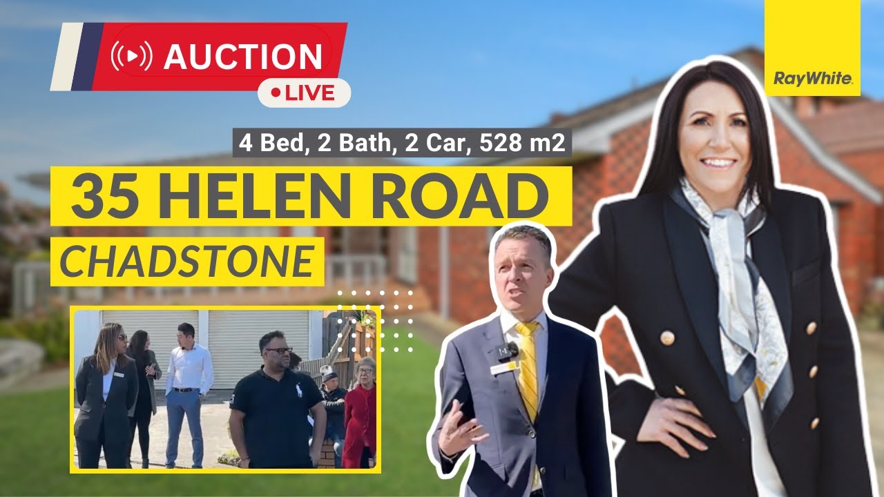 Live Auction @ 35 Helen Road, Chadstone - YouTube
