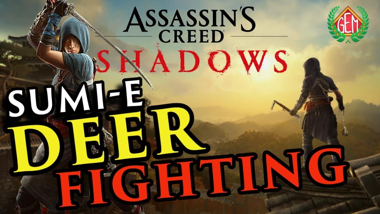 SUMI E Deer Fighting Location Assassin Creed Shadows - YouTube