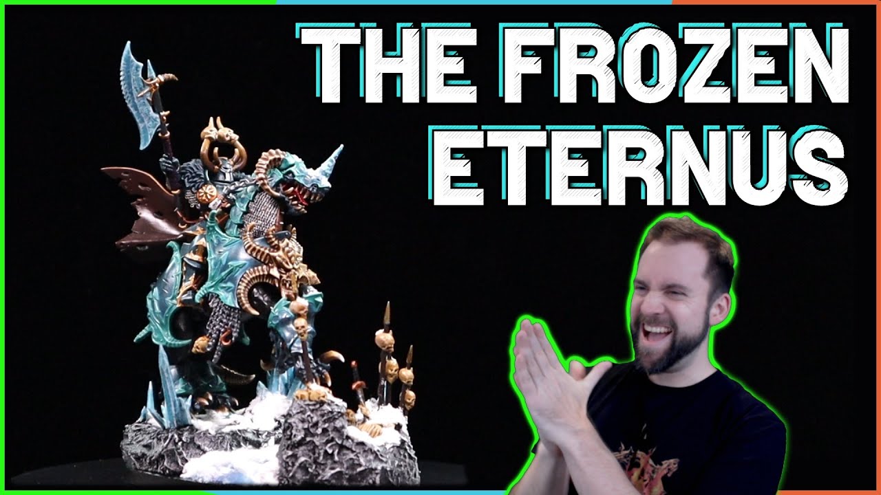 Painting Eternus in a FROST theme - Painting my general for a ...