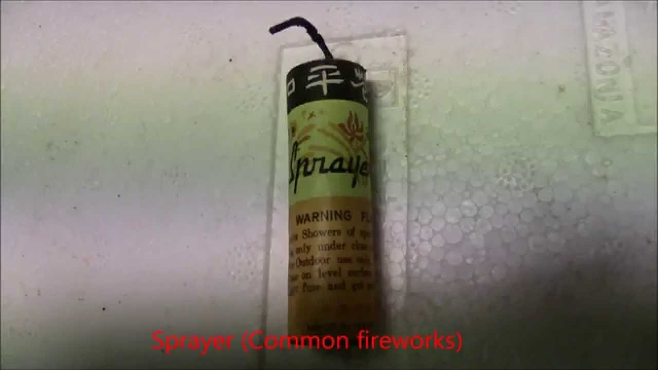 SPRAYER FROM 1982....... OLD FIREWORKS - YouTube