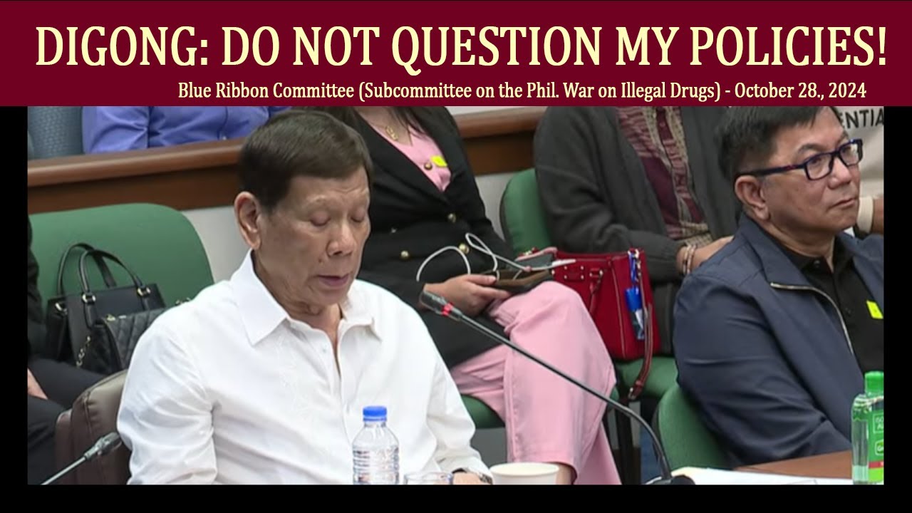 DIGONG: "DO NOT QUESTION MY POLICIES!" - YouTube