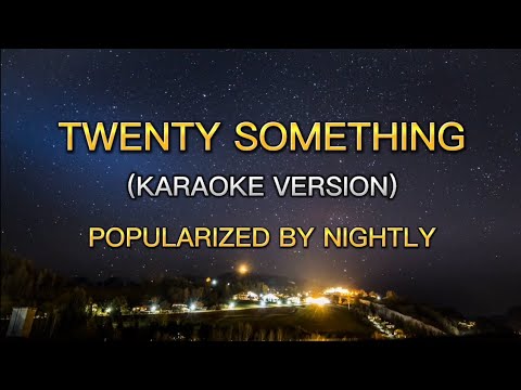Nightly - Twenty Something (Instrumental With Background Vocals) - YouTube