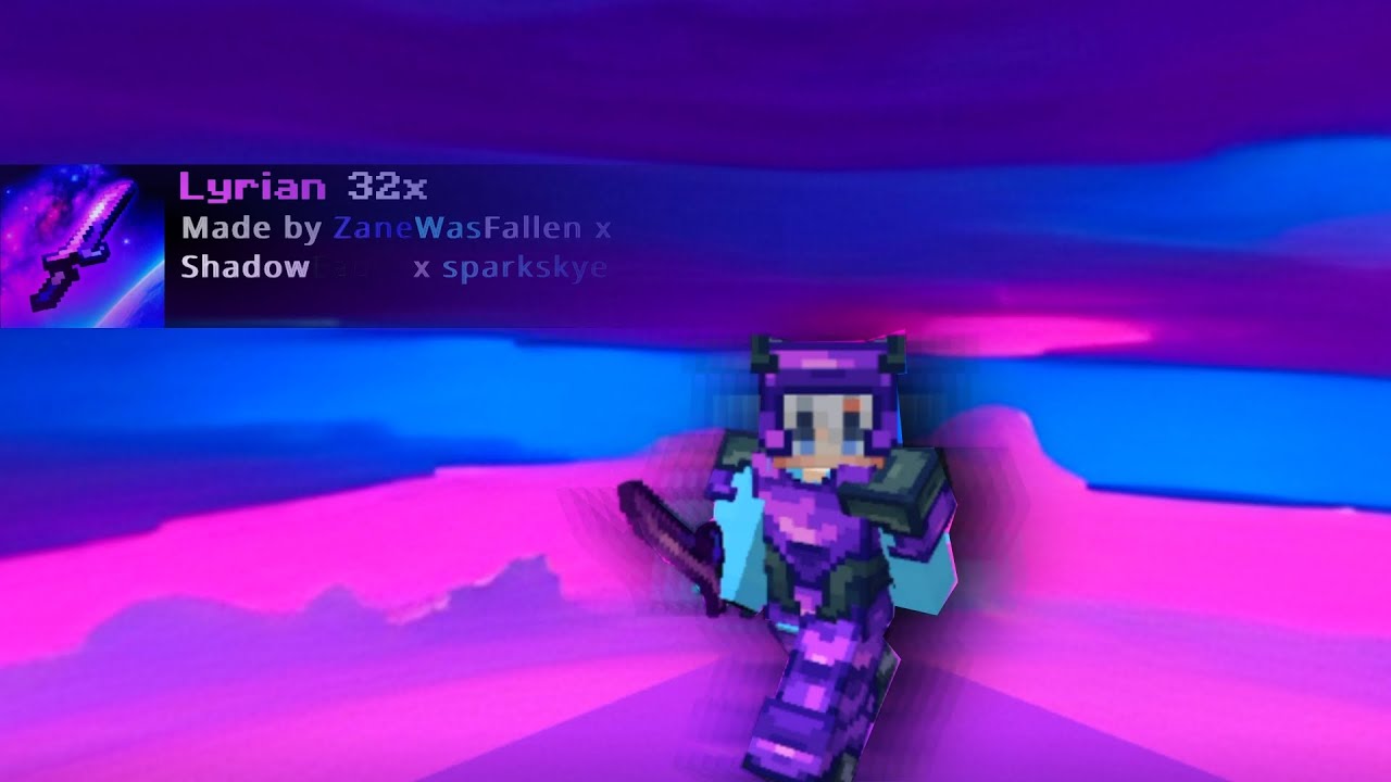 El mejor TEXTURE pack Para Minecraft BEDROCK*MORADO💜*Lyrian 32x - YouTube