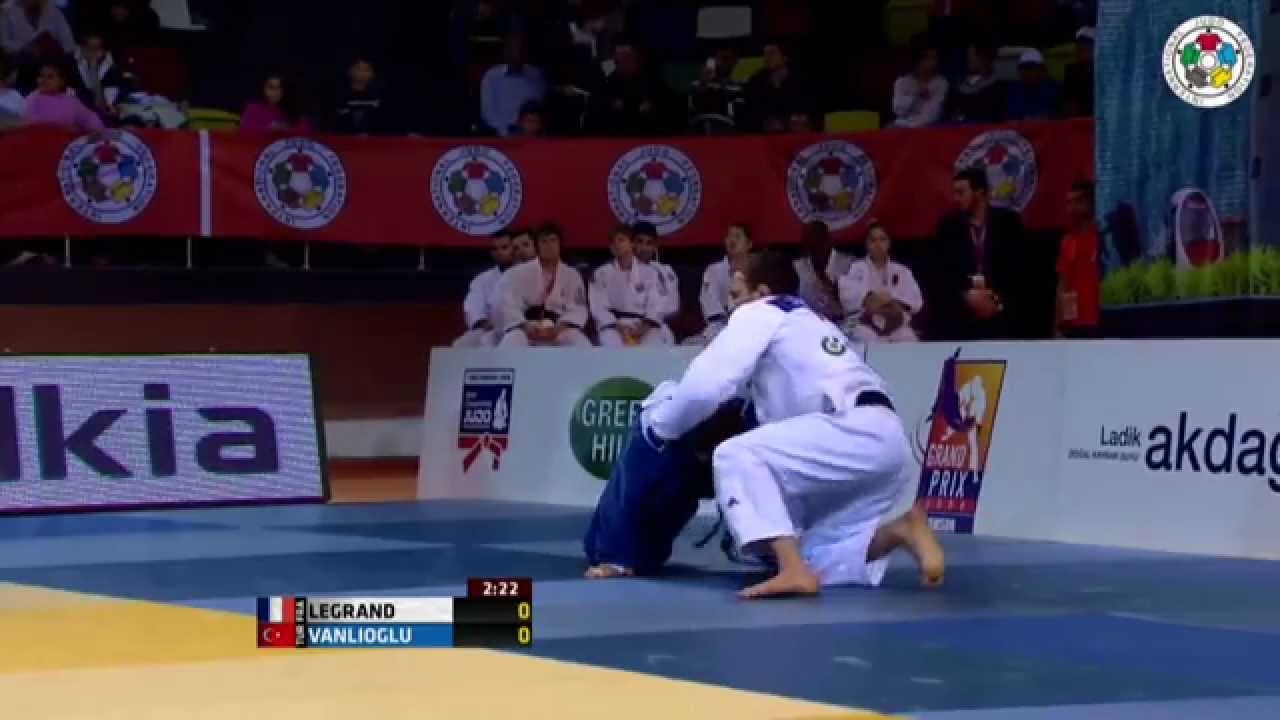 Judo Grand-Prix Samsun 2013: Ugo LEGRAND (FRA) - Hasan VANLIOGLU (TUR ...
