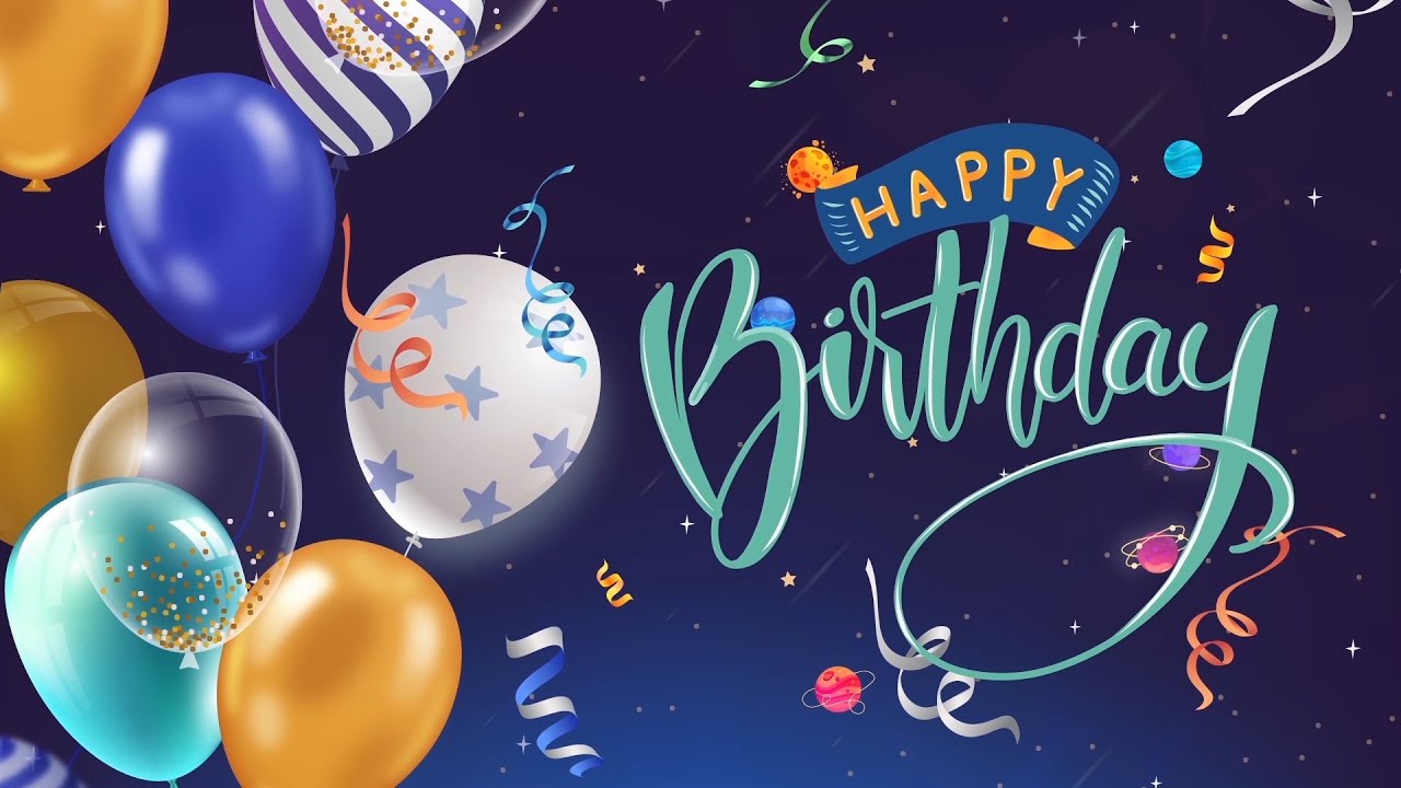 🎈 Красивое поздравление с днем рождения в АПРЕЛЕ 🎈 Youtube