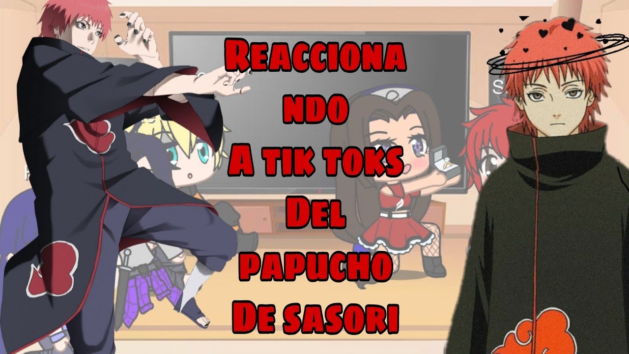 Equipo7 + hinata sin sakura reaccionando a tik toks de ||sasori|| ️🖤 ️ - YouTube