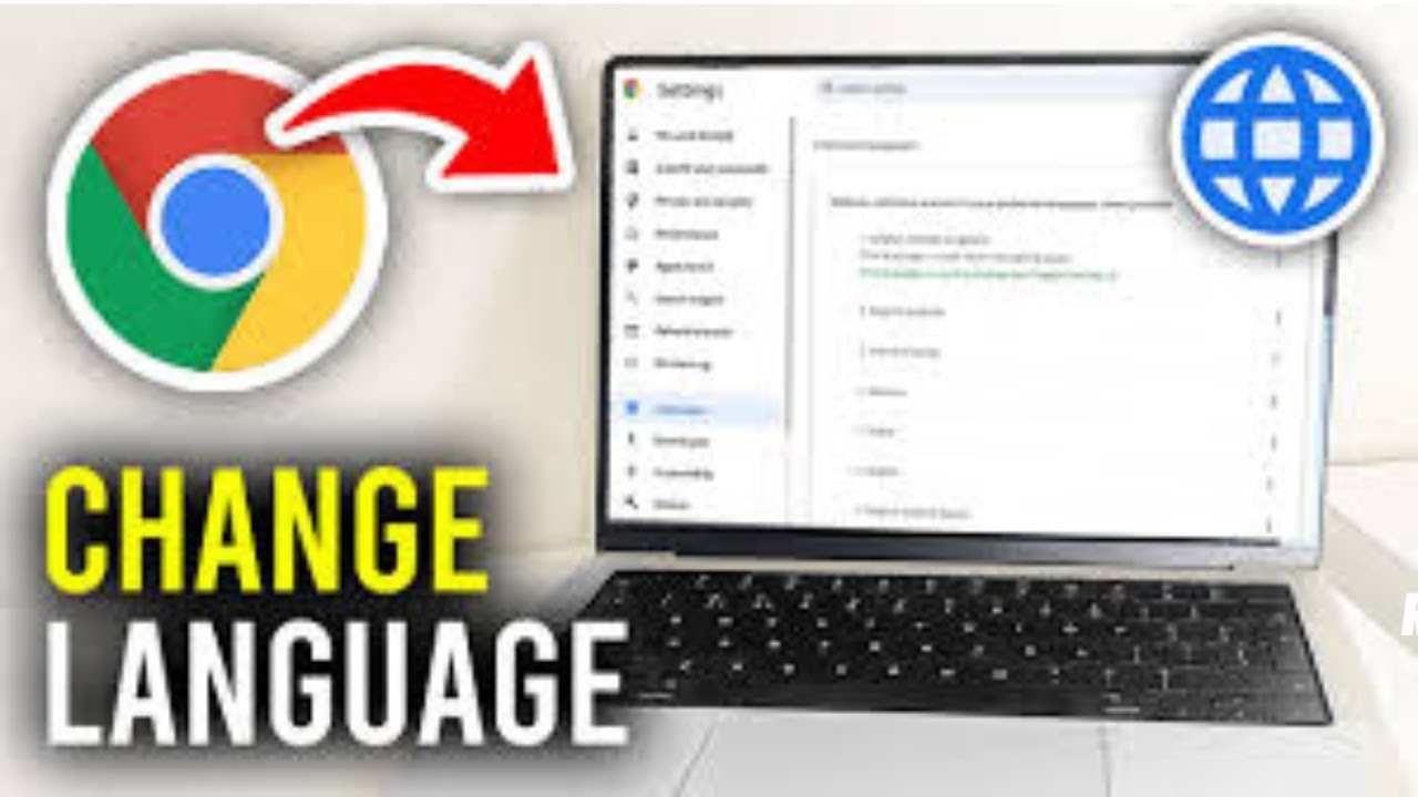 how to change language in google chrome - YouTube