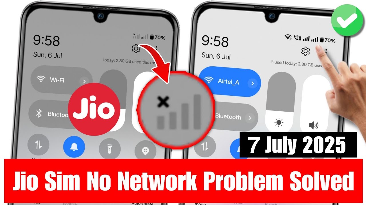 Jio Sim Network Problem Today | Jio Sim No Network Problem | Jio Sim ...