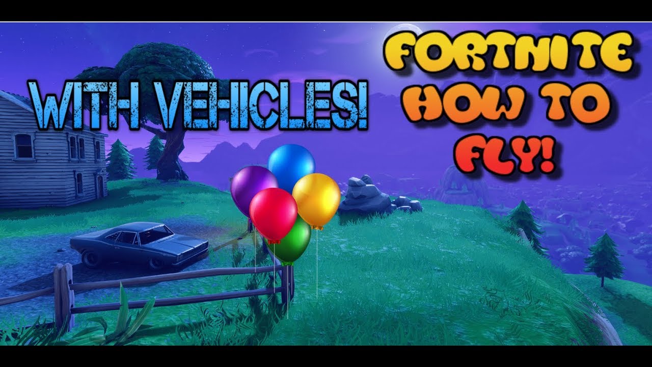 Fortnite How to FLY super fast with Balloons! - YouTube