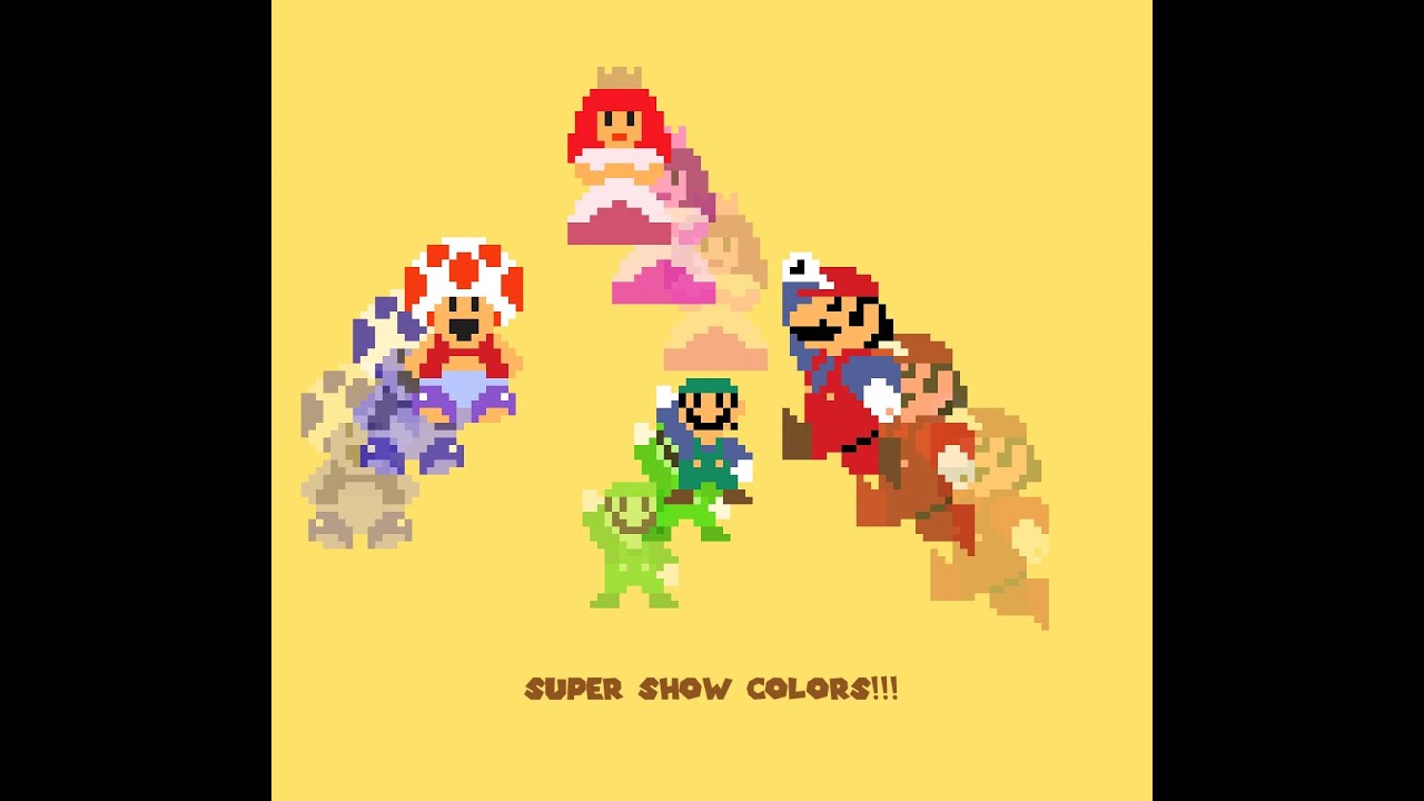 Super Show Skins!! [Super Mario Bros. Remastered Mod] - YouTube