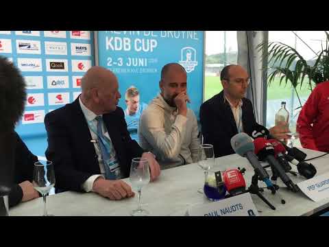 #KDBCup 2018 | Josep Guardiola visits the Kevin De Bruyne Cup