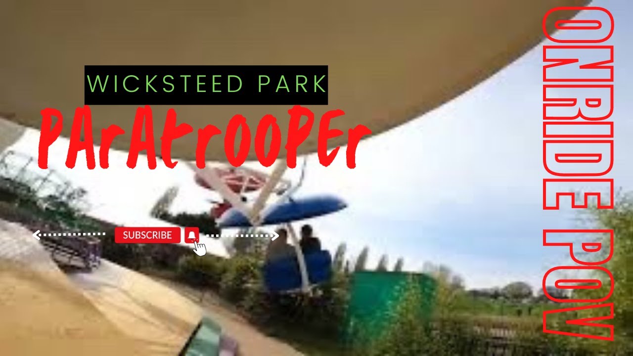 Paratrooper Flat Ride POV - Wicksteed Park - YouTube