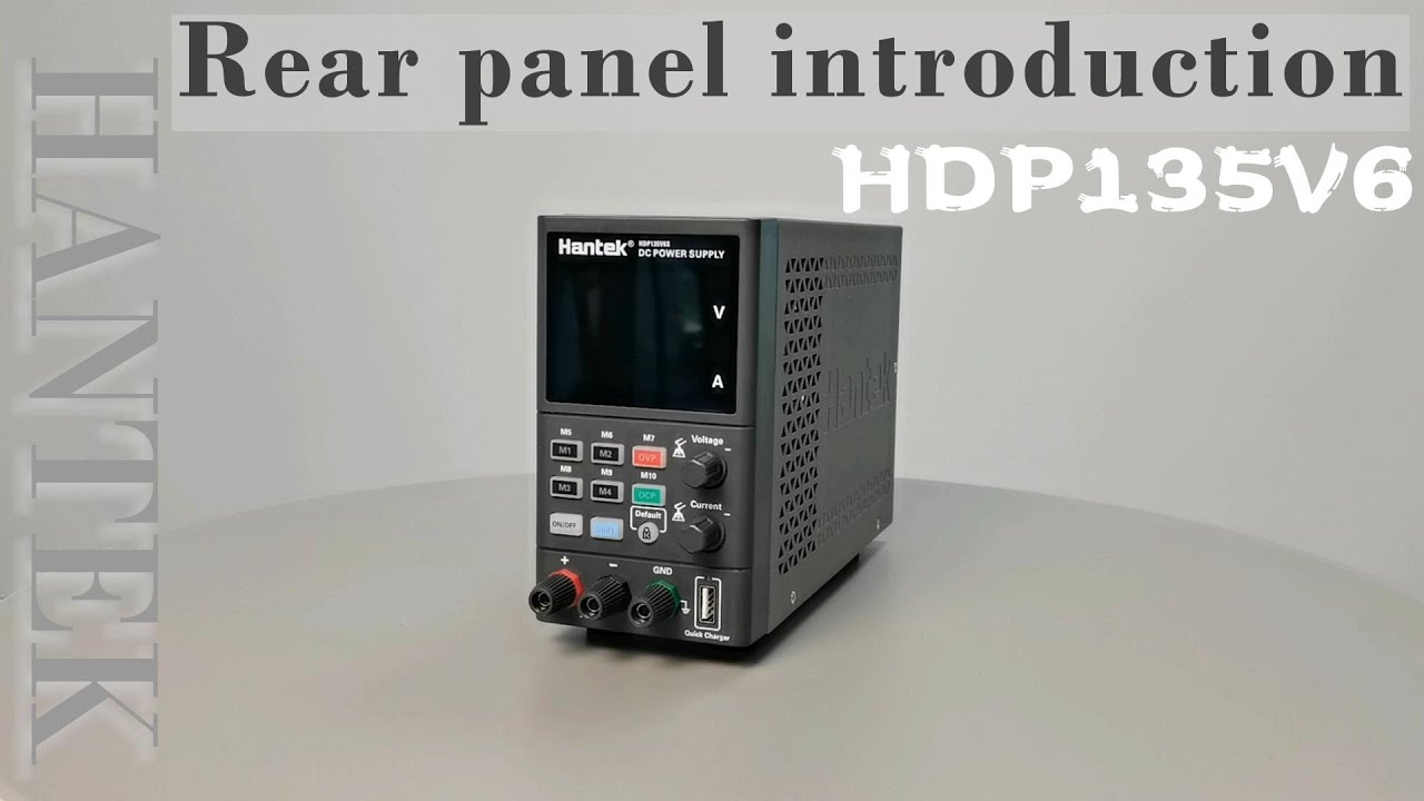 Hantek new Product HDP135V6S DC Power supply——Rear panel introduction ...