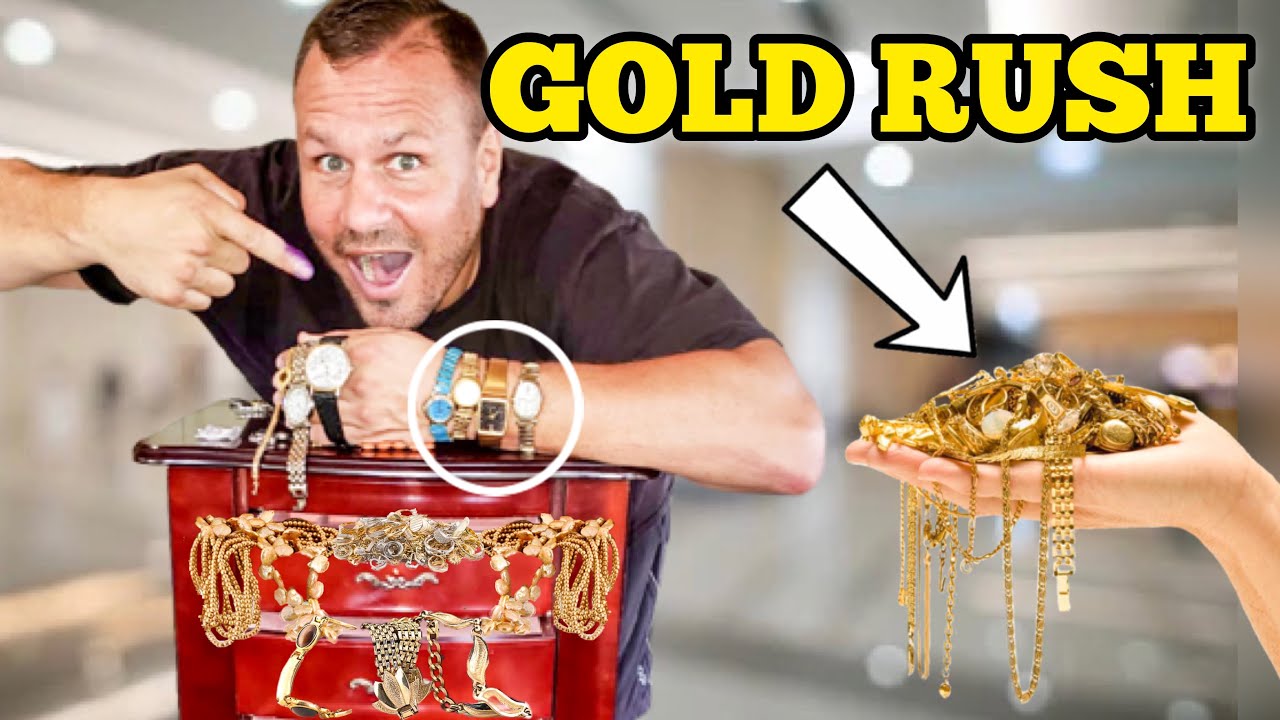 GOLD RUSH / I Bought A Jewelry Hoarders Secret Stash - YouTube