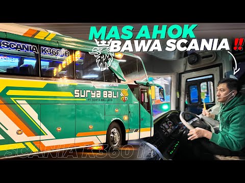 Pesona Mas Ahok Bawa Scania‼️| Trip Surya Bali SB010 “Kudus-Denpasar” #Part1
