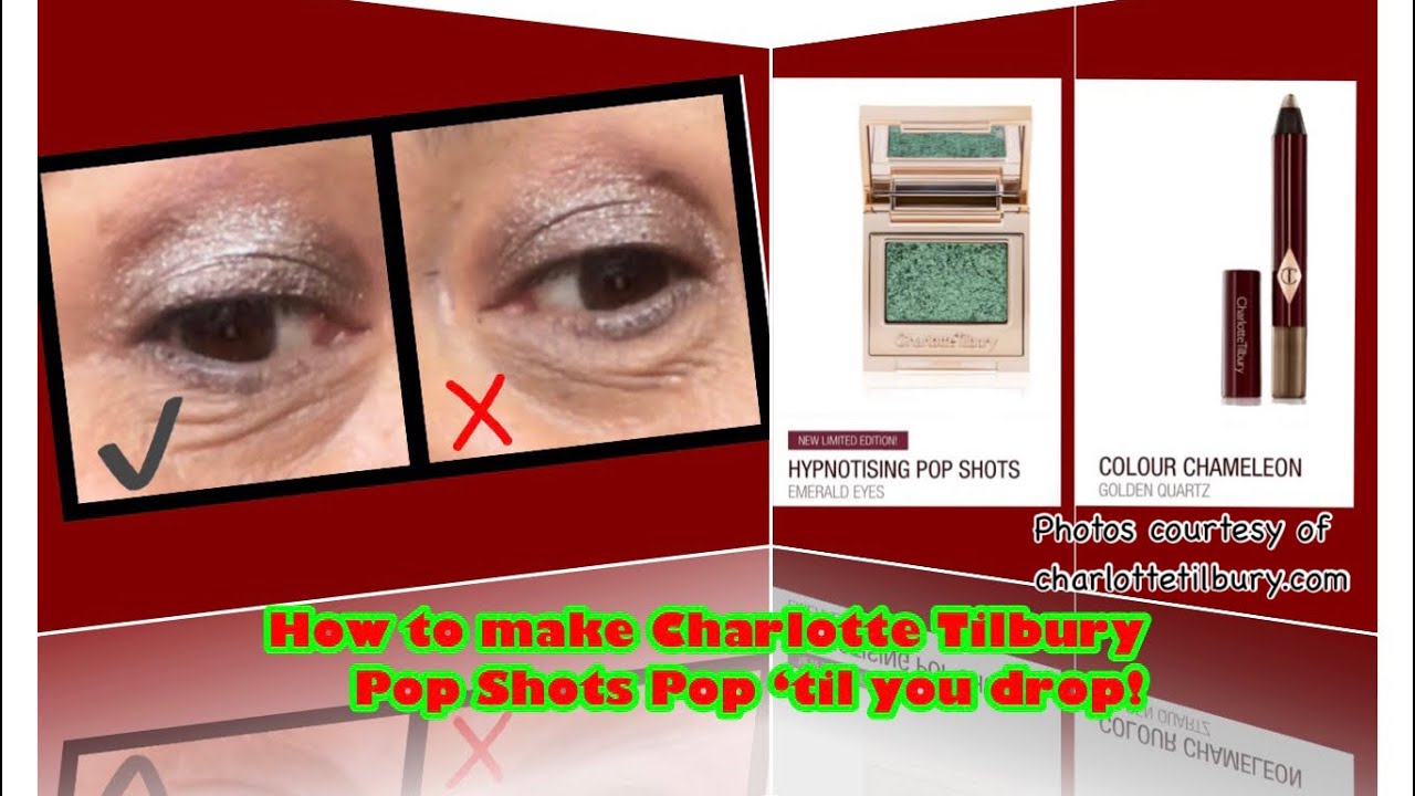 How to make Charlotte Tilbury Pop shots pop til you drop! - YouTube