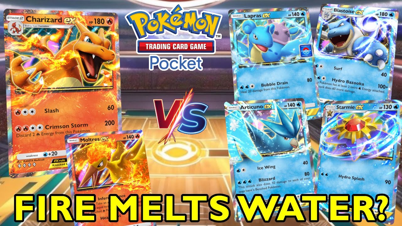 How Well Does Charizard Decks Do Against Meta Water Decks? [Pokemon TCG ...