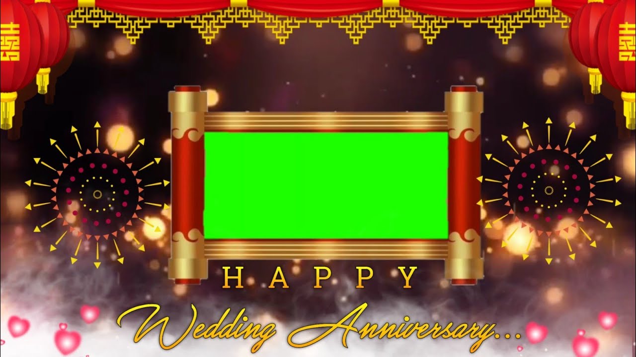 Wedding video anniversary green screen effects | New green screen video ...