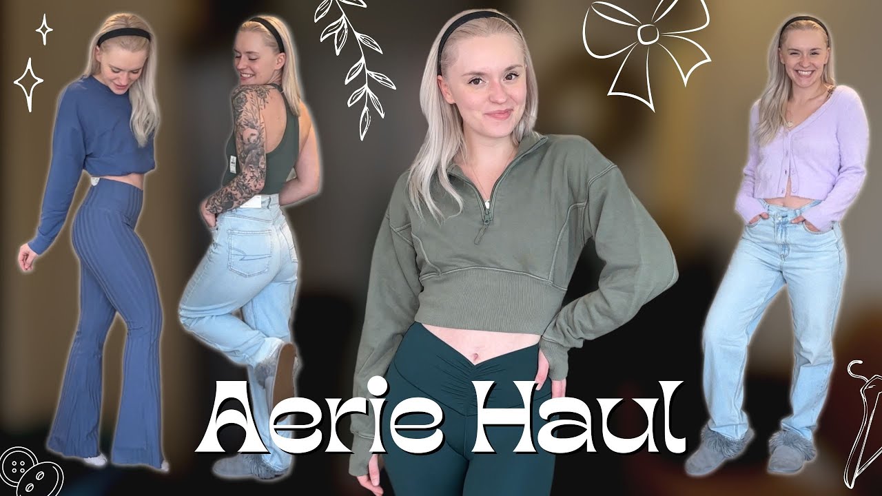 Aerie Try-On Haul 2023 | who knew aerie was this cute!! - YouTube
