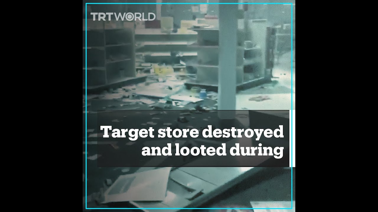 Target store destroyed and looted during George Floyd protests - YouTube