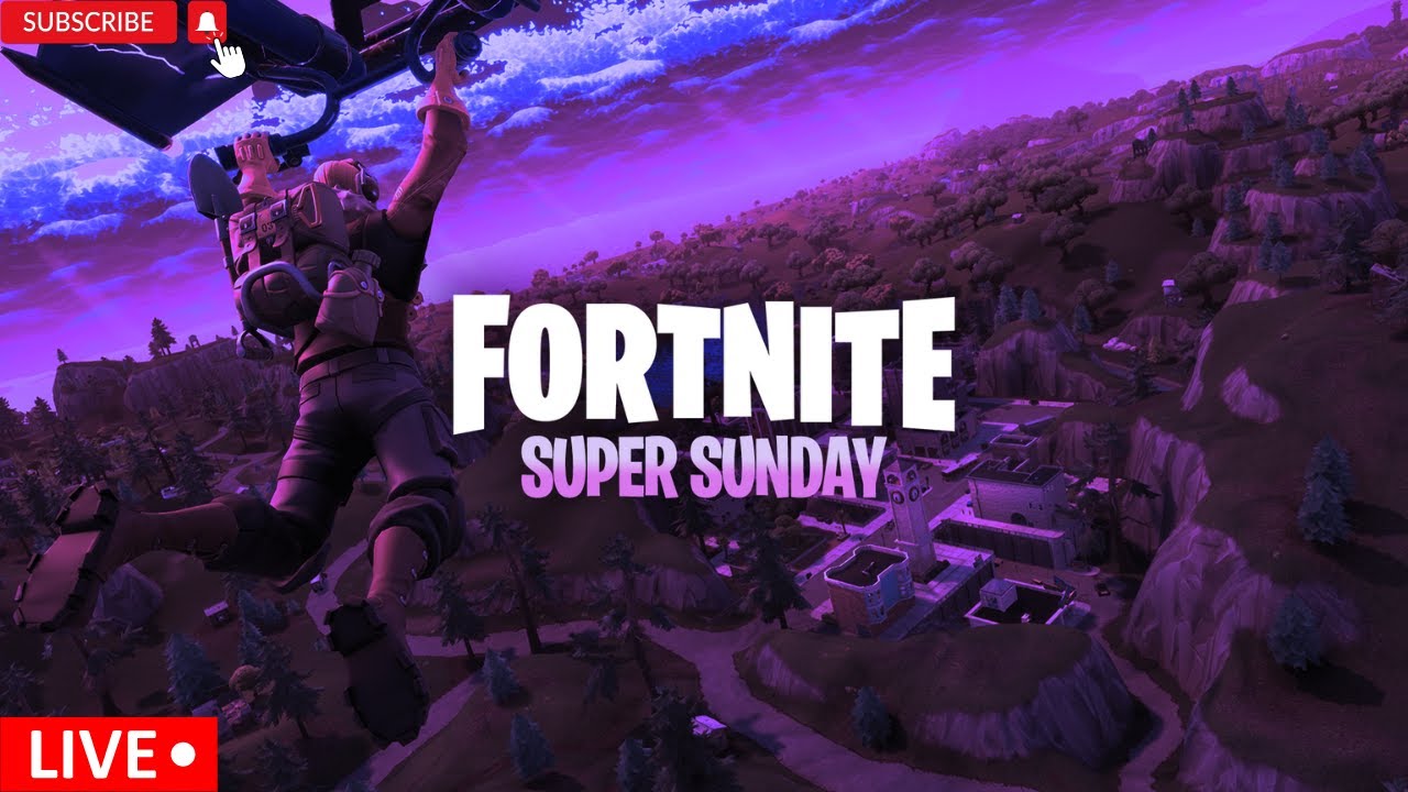 🔴LIVE - FORTNITE SUPER SUNDAY! THE BEST BALD MEDIOCRE FORTNITE PLAYER ...