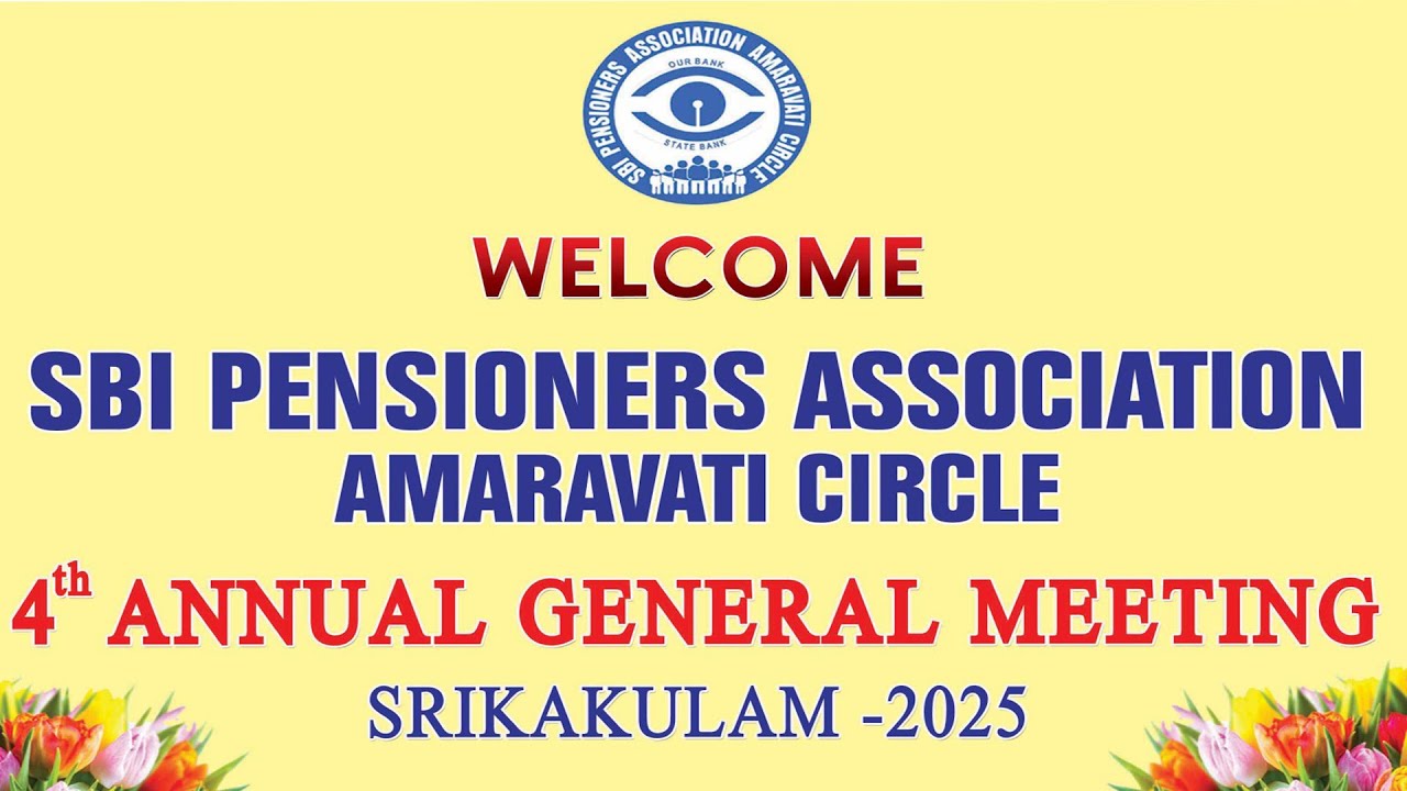 SBI PENSIONERS ASSOCIATION 4th Annual General Meeting 18/03/25 - YouTube