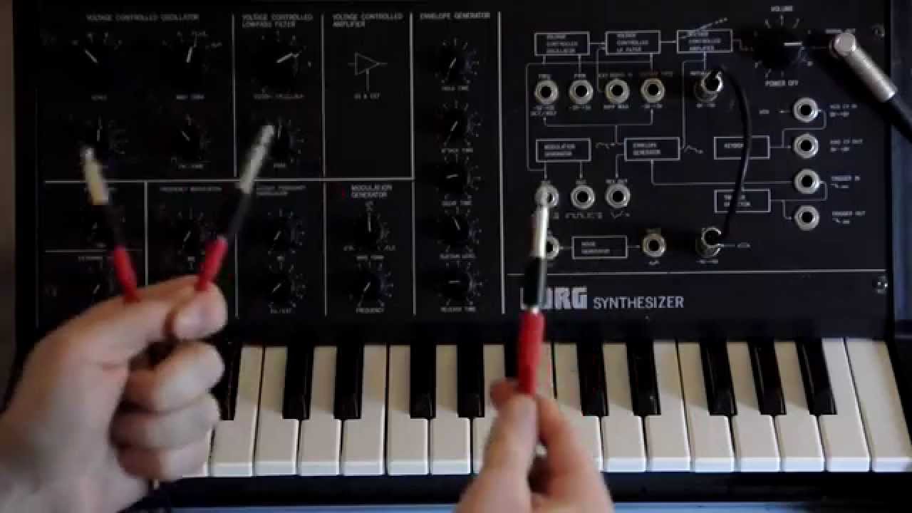 Korg MS-10 Patching Tutorial Part 1 - YouTube