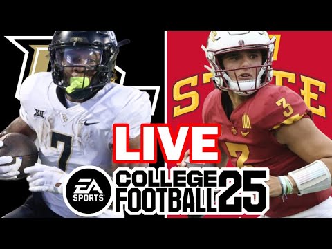 UCF at Iowa State - 10/19/24 Simulation (EA College Football 25) - YouTube