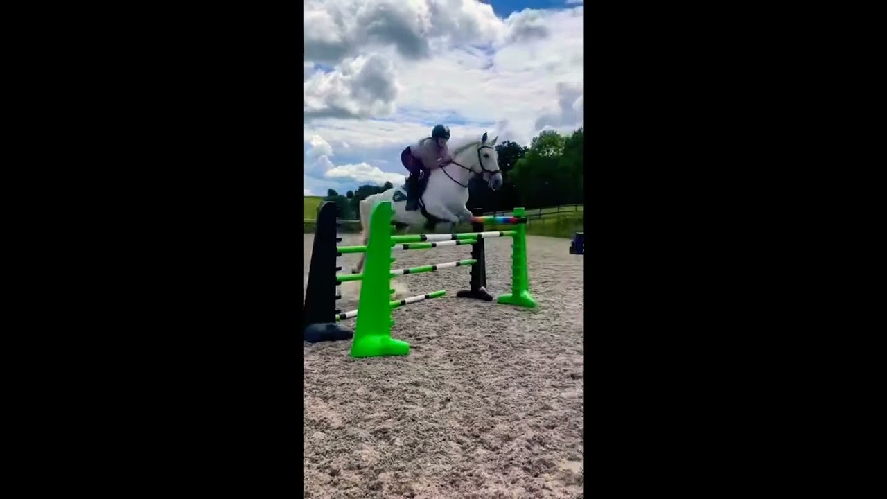 @Elphick.Event.Ponies jumping 1.20m on jam - YouTube