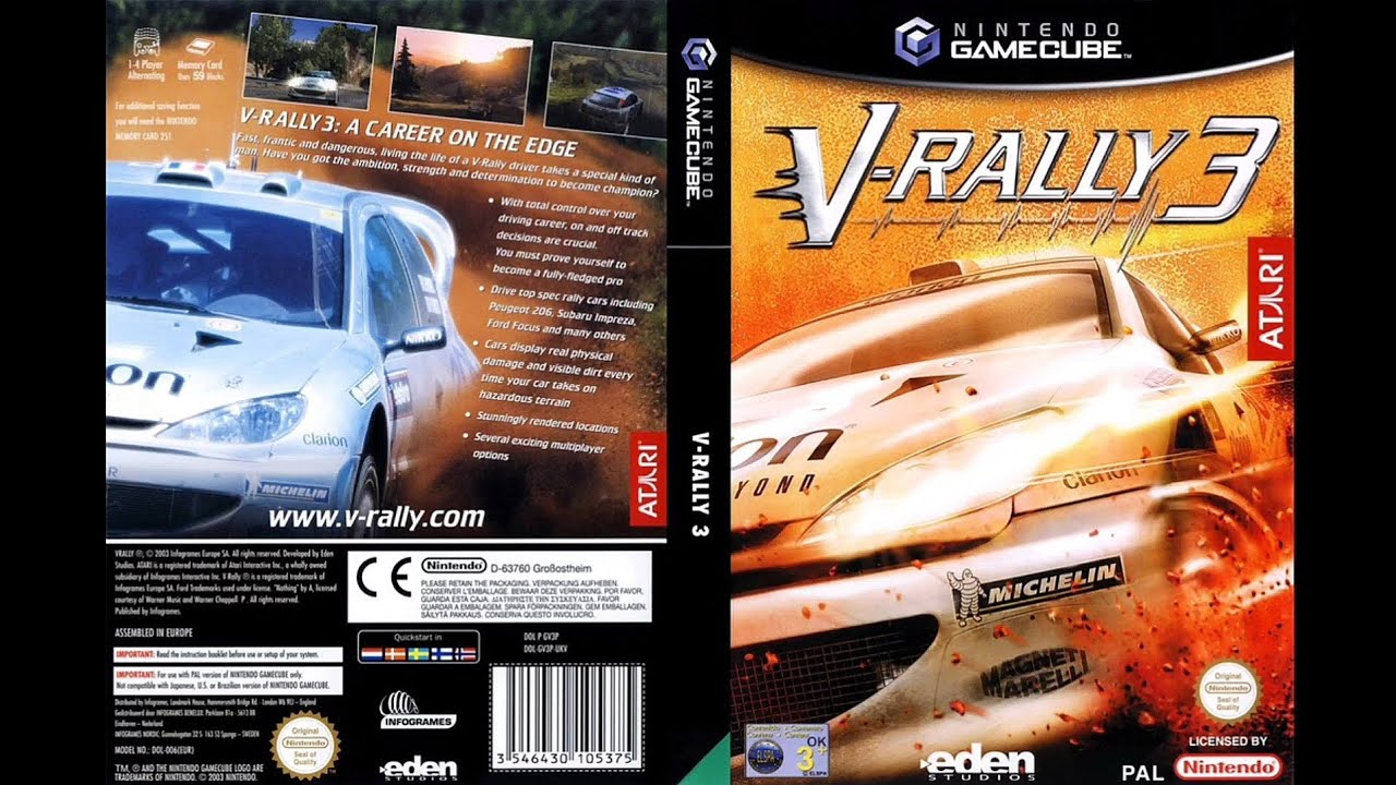 V-Rally 3 - Opening - Walkthrough Part 1 - YouTube