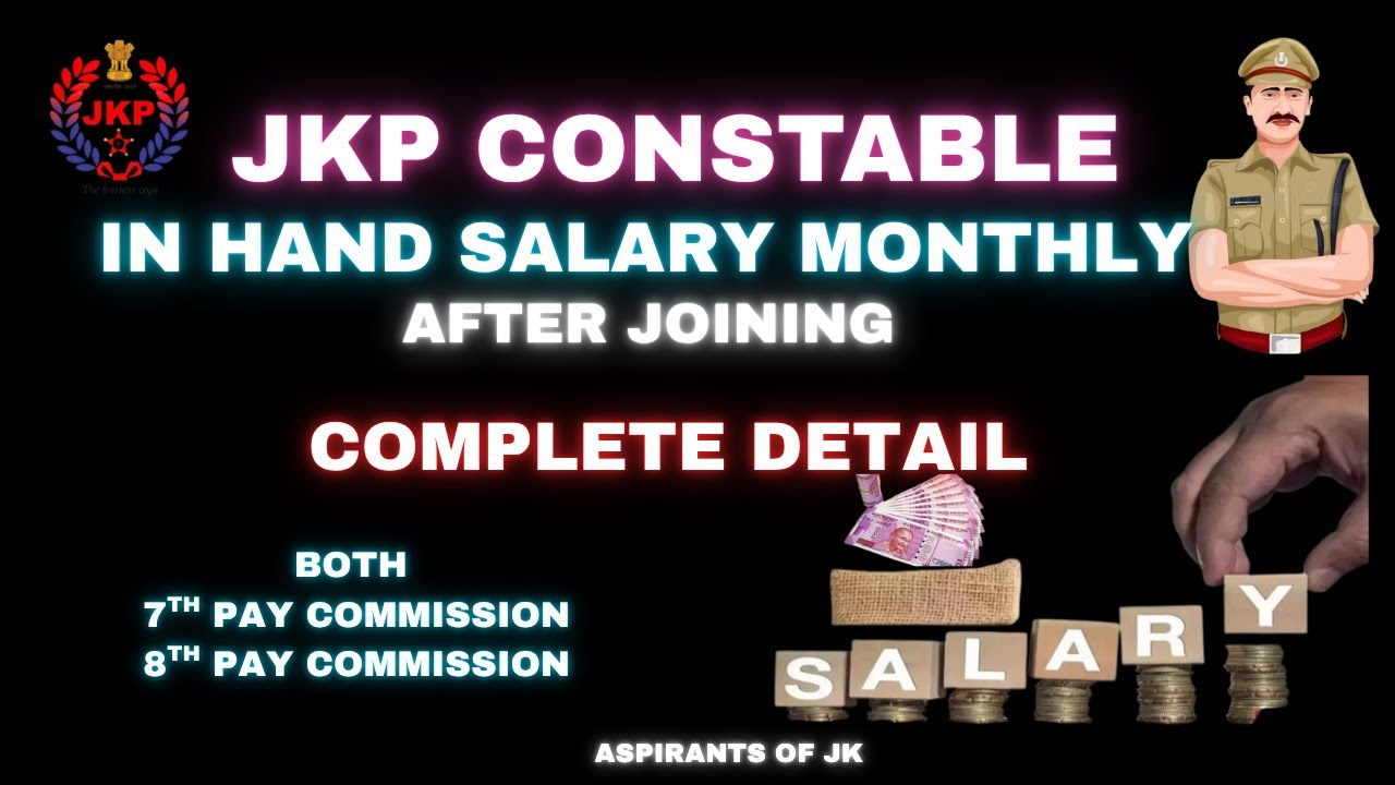 JKP CONSTABLE AND TELECOMMUNICATION I HAND SALARY #jkssb #jkonlinehelp ...